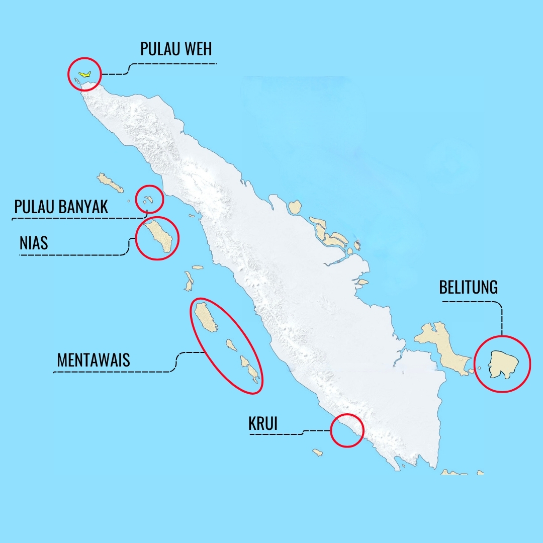 The BEST Beaches in Sumatra - Snorkel, Swim & Surf in Paradise